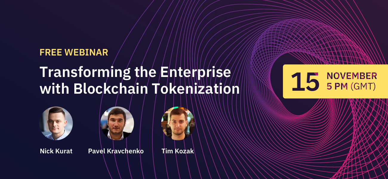 Free Blockchain Webinar Blockchain Tokenization For Enterprise
